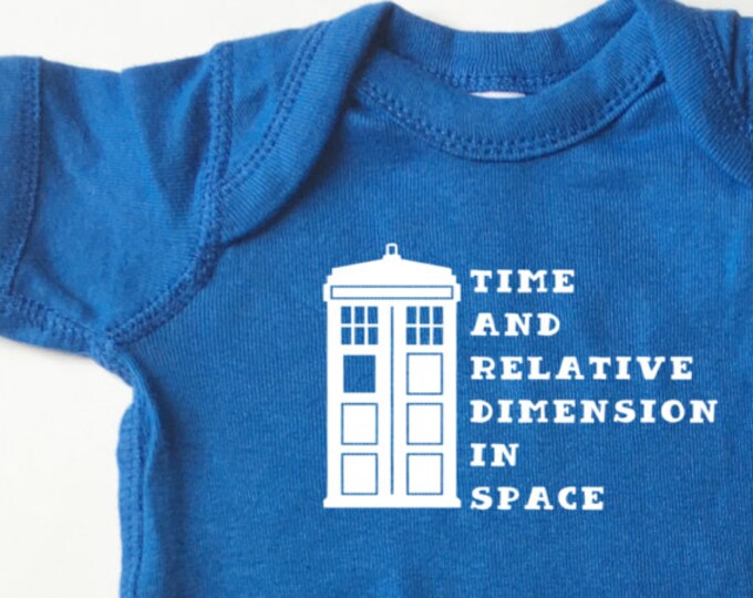Doctor Who Baby Shirt. Tardis Bodysuit. Funny Kid Clothing. Infant *AND ...