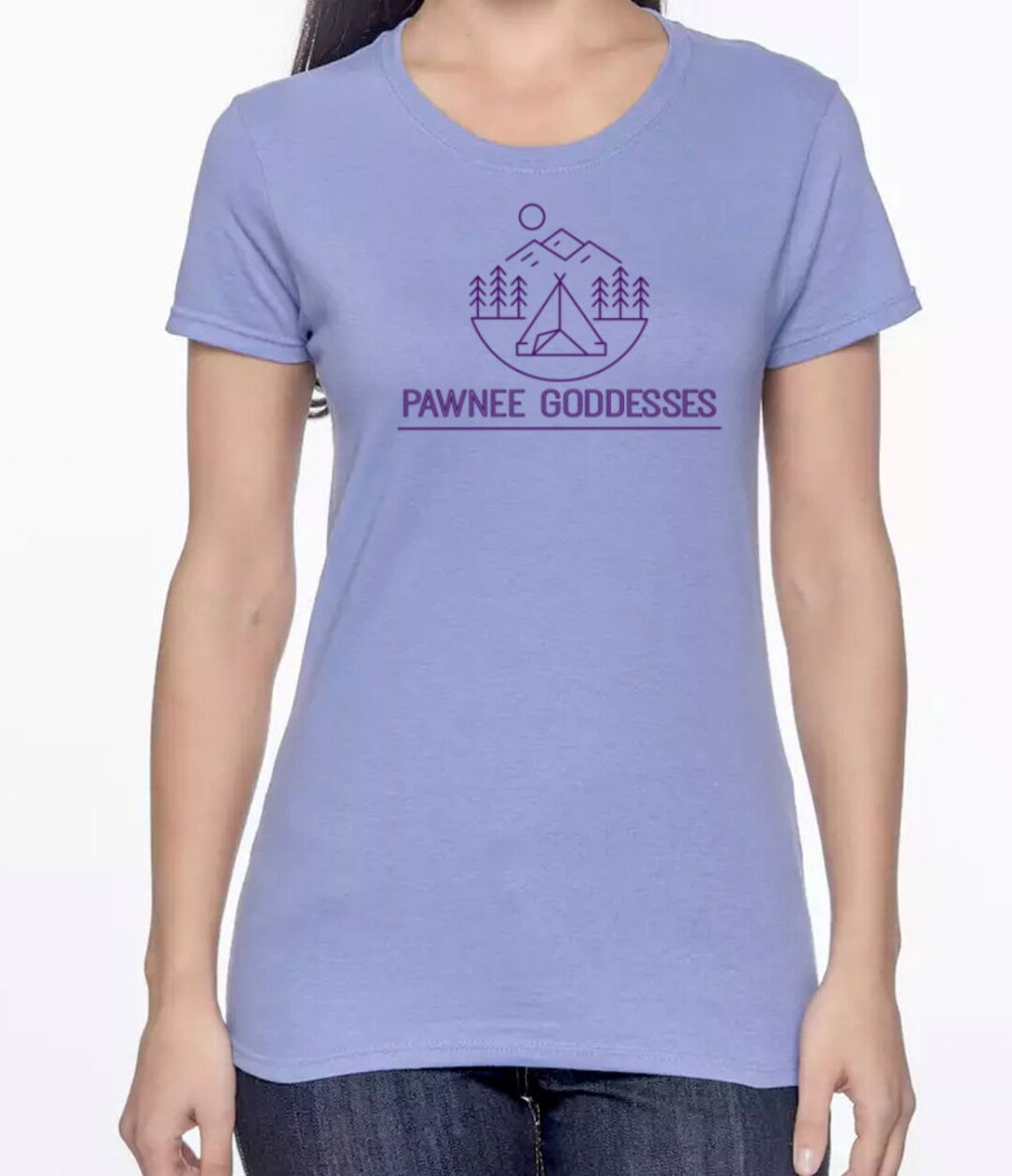 Pawnee Goddess Camping Shirt for Women add FOUR 1 - Etsy
