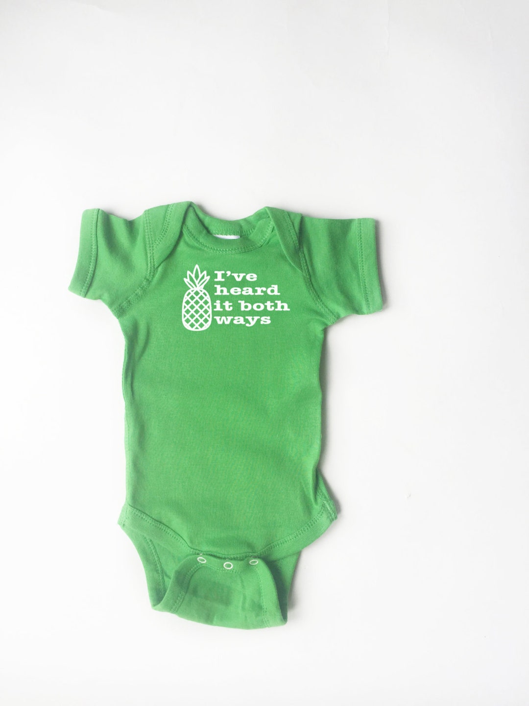 Psych Baby Shirt. Pineapple Bodysuit. I've Heard It Both Ways. - Etsy