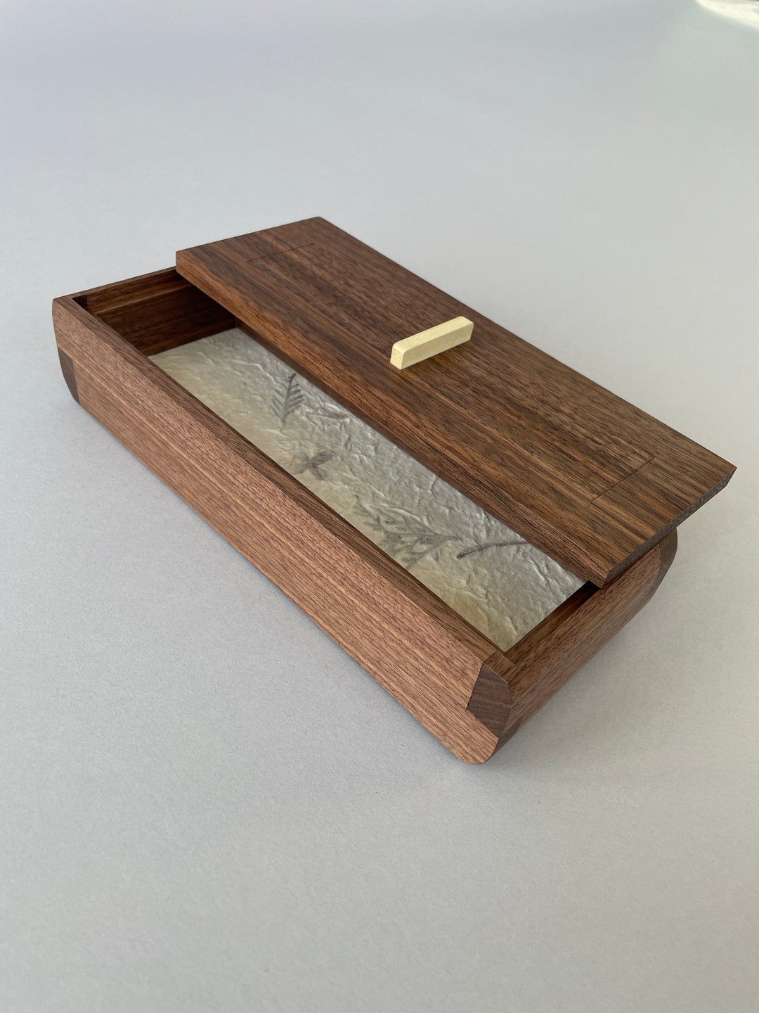 Hand Crafted Walnut Keepsake Box - Etsy