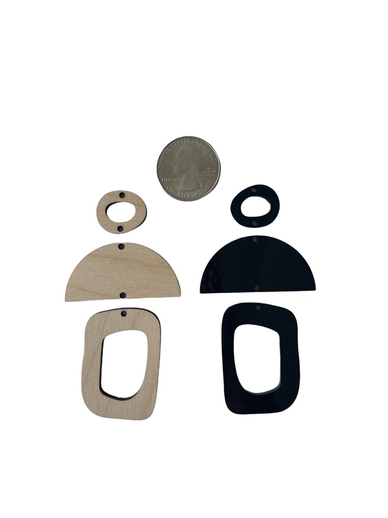 30 Piece Earring Blanks, Laser Cut Jewelry Pieces, Earring Parts ...