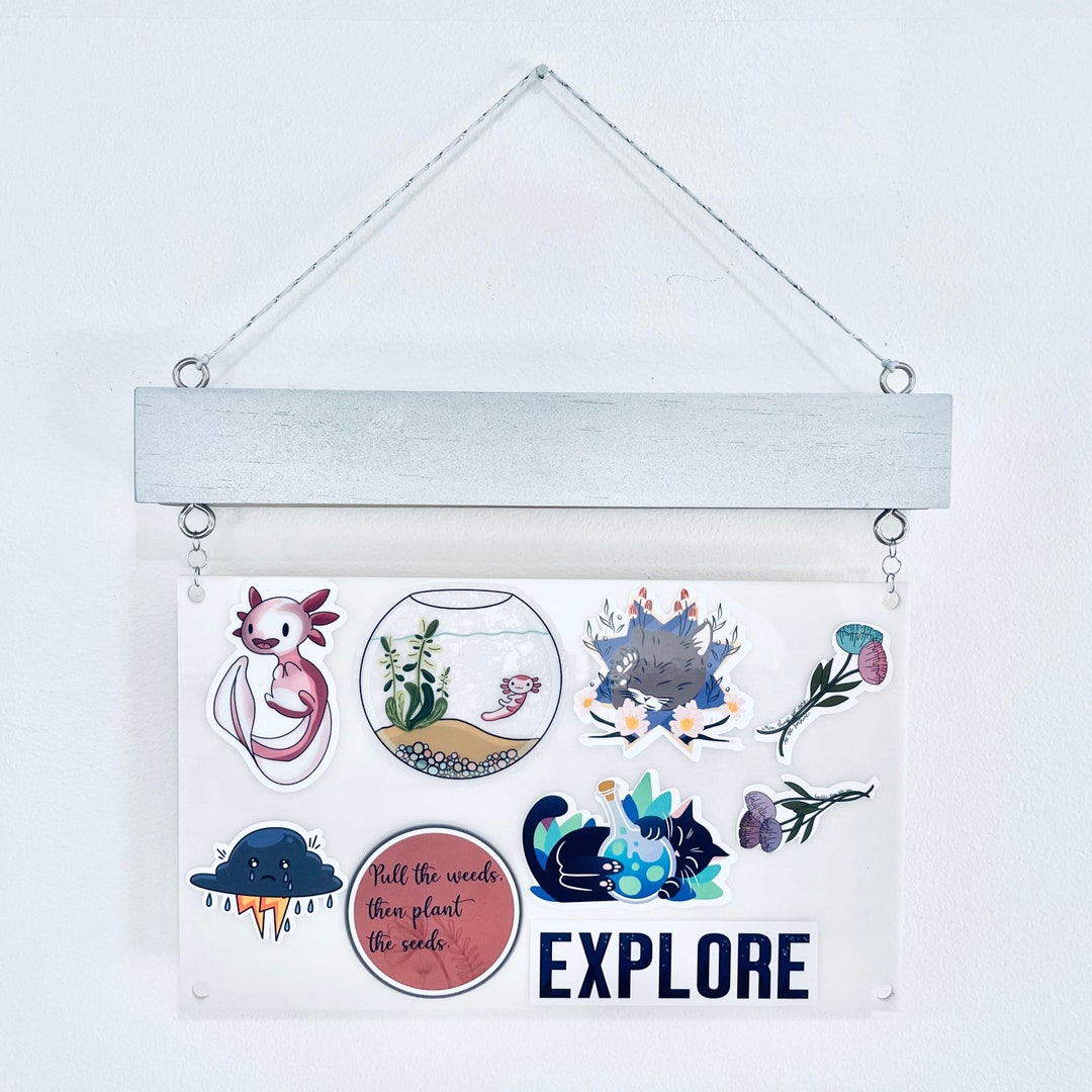 Acrylic Display for Stickers, Sticker Display, Patch Display, Acrylic ...