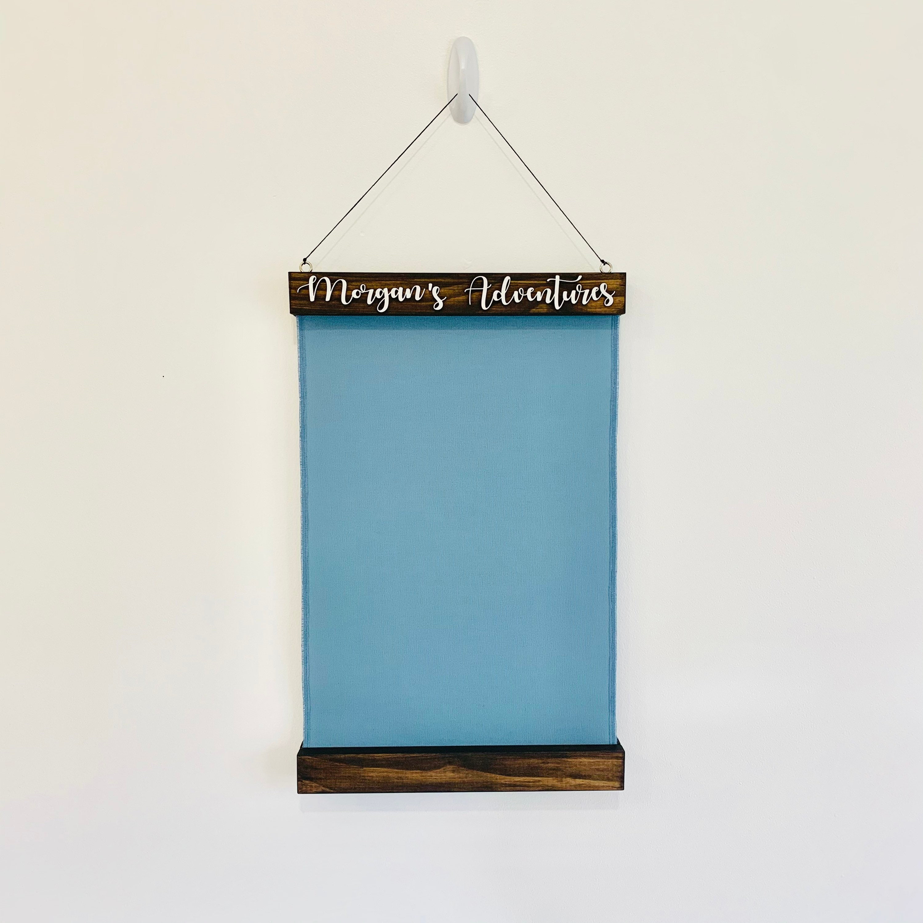 Laser Cut Personalized Pin Badge Display / Blank Canvas Wall Hanging ...