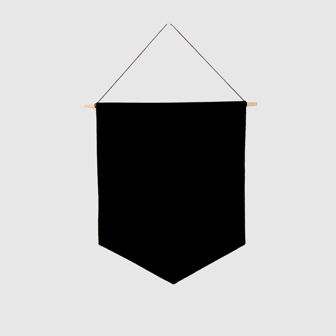 Large Premium Pin Display Black , Pin Badge Display, Canvas Pennant ...