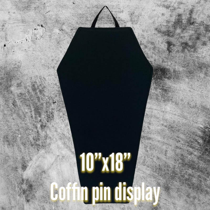 Coffin Badge Button - Etsy