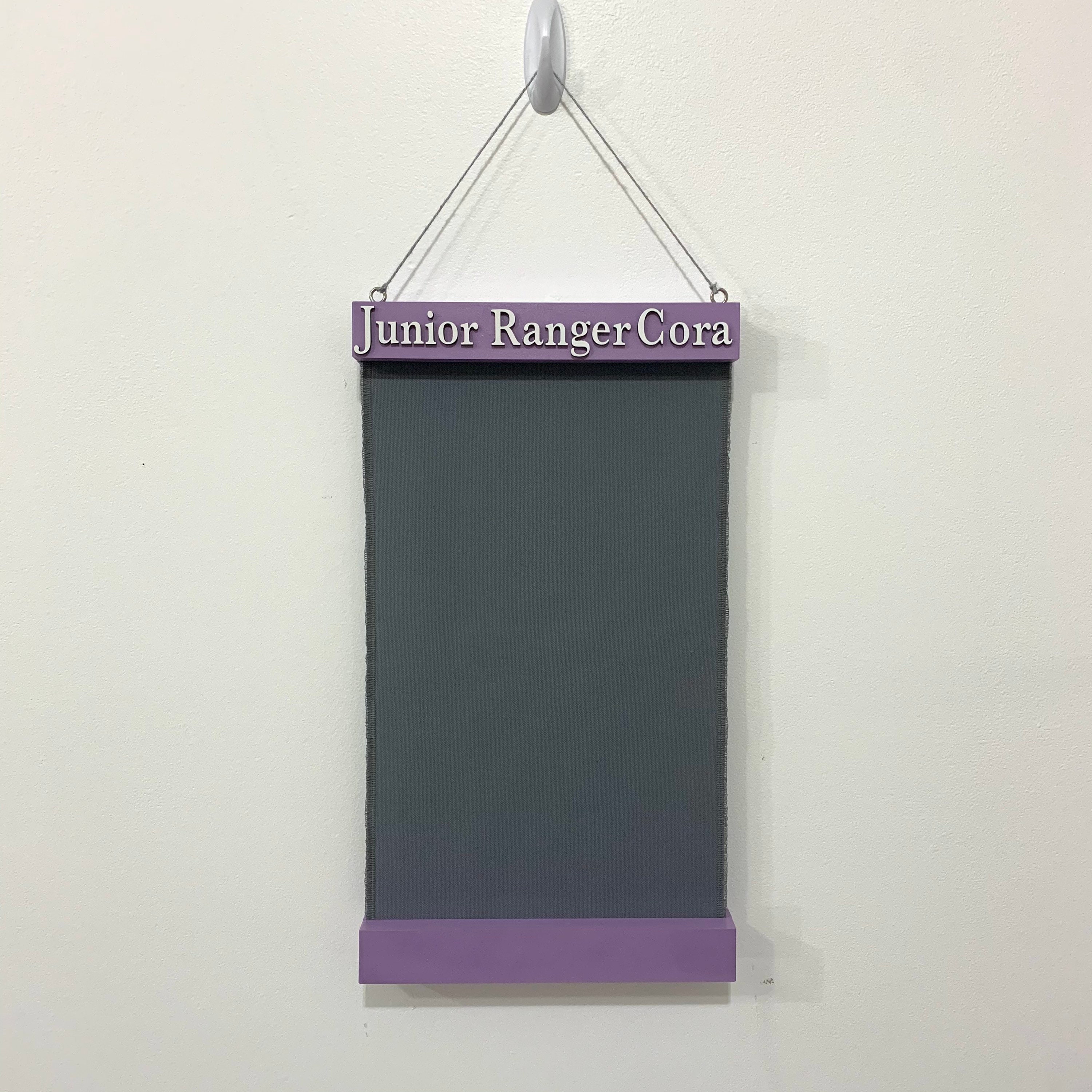 Laser Cut Personalized Pin Badge Display / Blank Canvas Wall Hanging ...