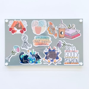 Acrylic Display for Stickers, Sticker Display, Floating Frame Display ...