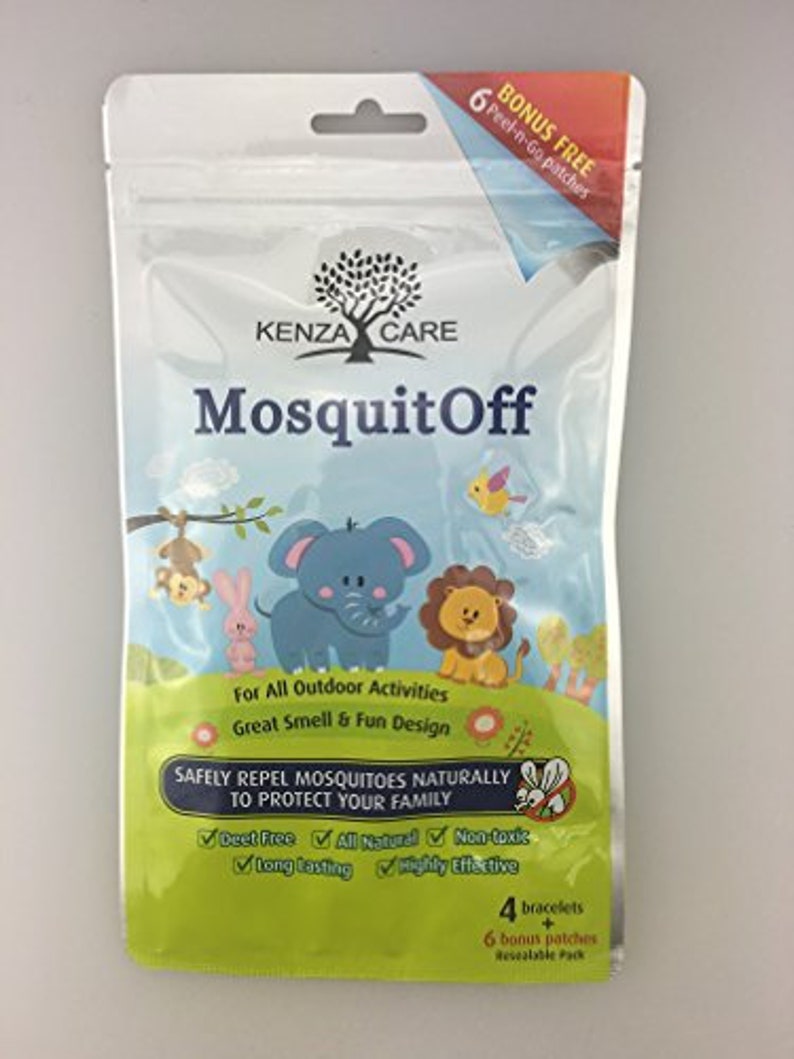 Kenza Care Mosquito Repellent Bracelet / Stickers Family Pack, 100% ...