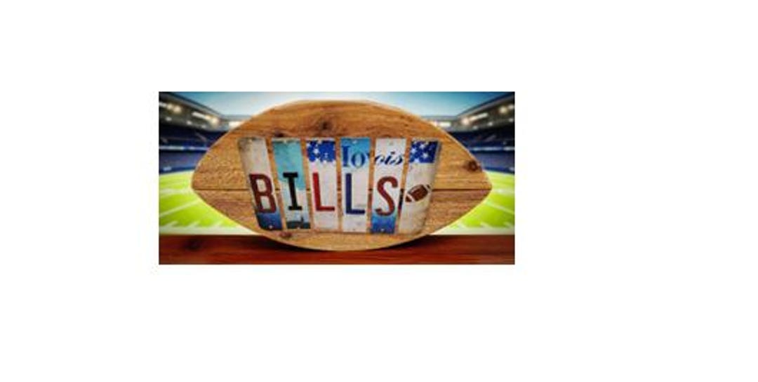 Buffalo Bills Football Cut License Plate Strip Sign - Etsy