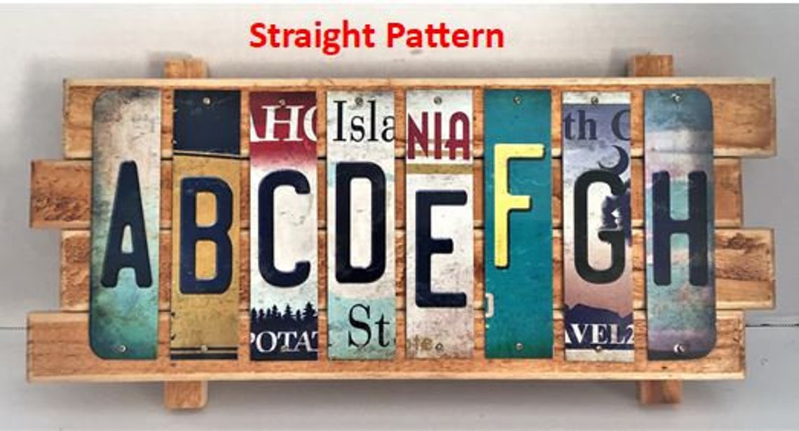 Ford Cut License Plate Strip Sign | Etsy