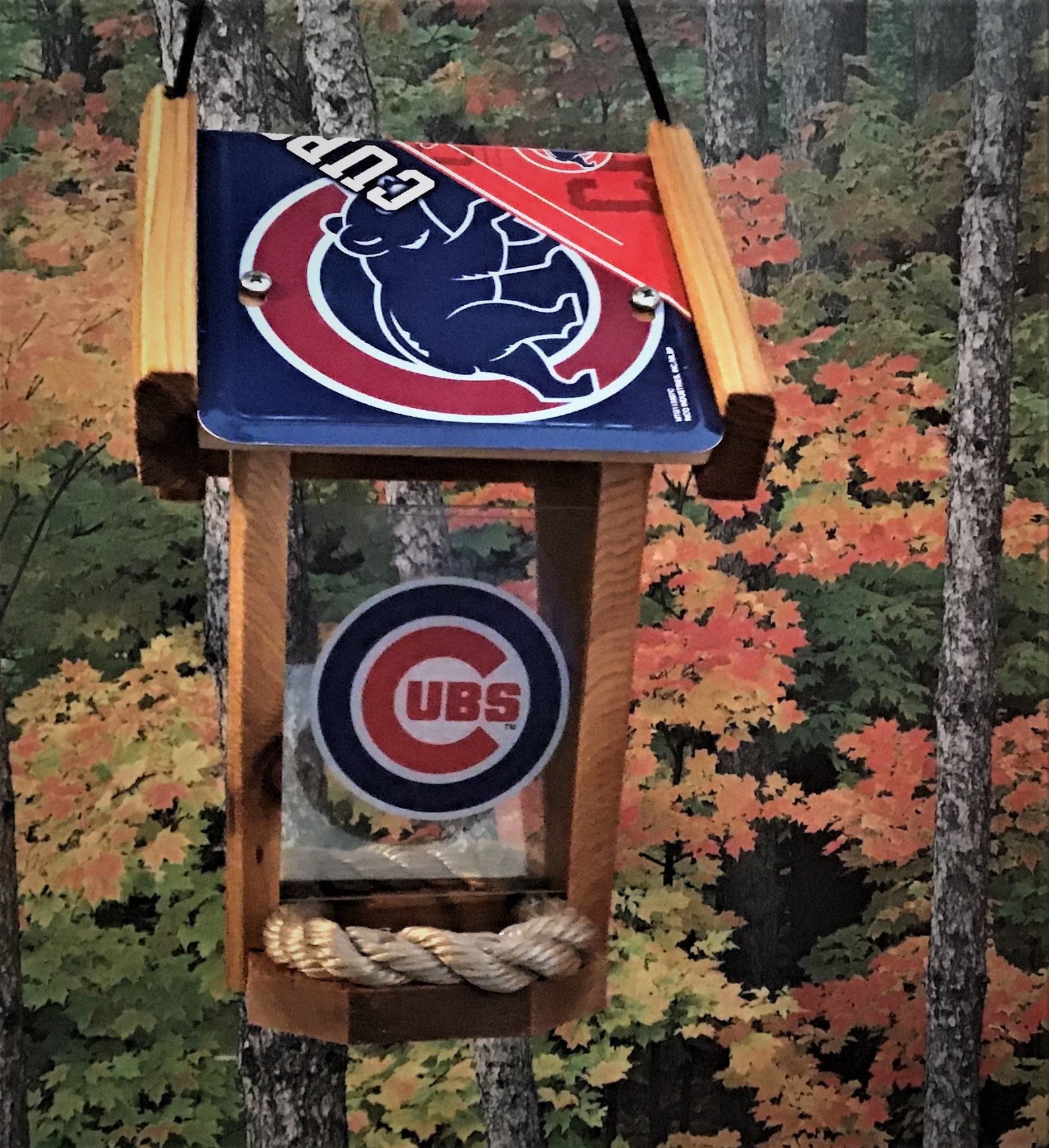 Chicago Cubs Two-sided Cedar Bird Feeder SI Series - Etsy