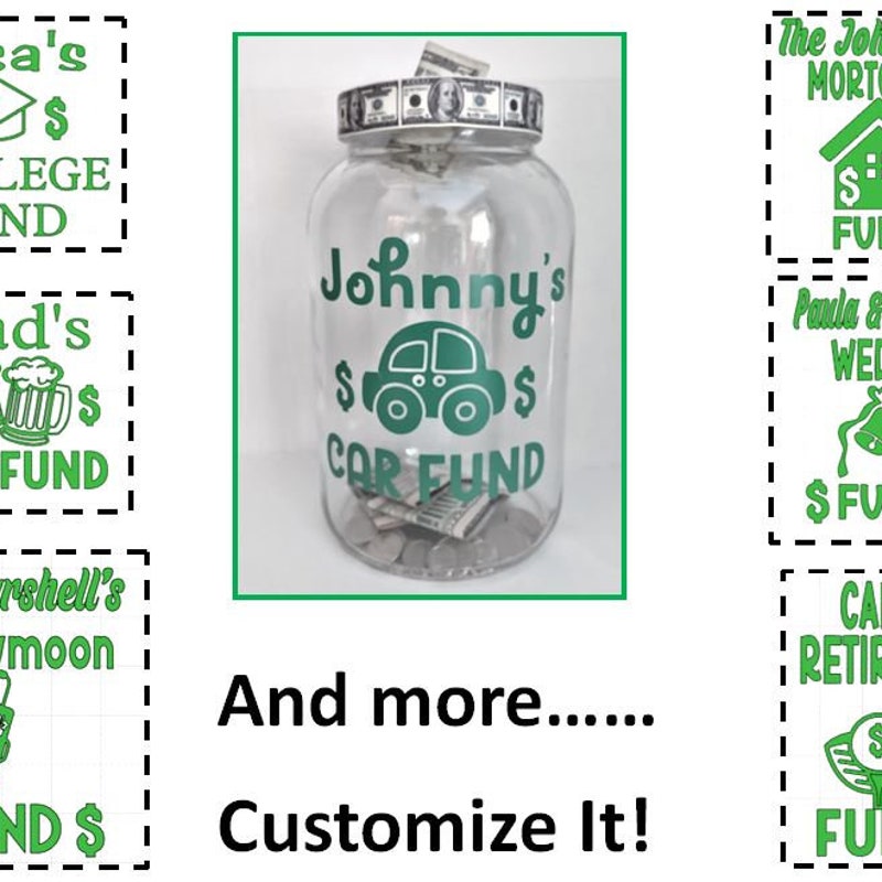 Wedding Fund Jar - Etsy