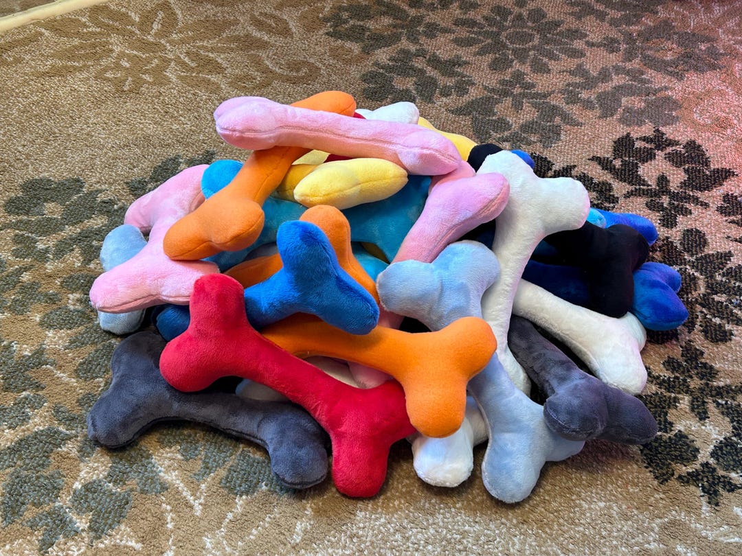 10in. Plush Bones - Etsy