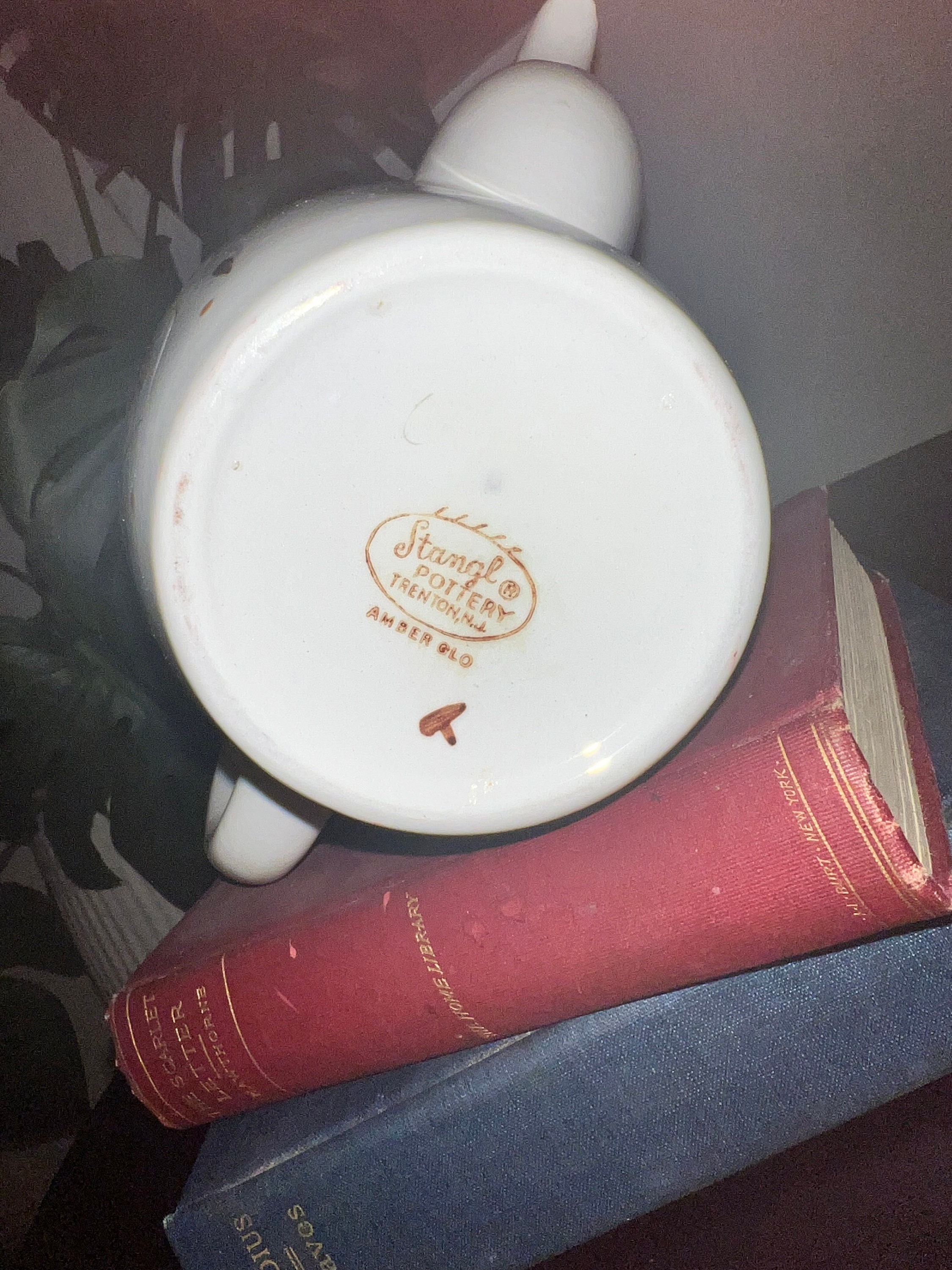 Stangl Amber Glo MCM Pottery Coffee Pot, Vintage Stangl Kay Hackett ...