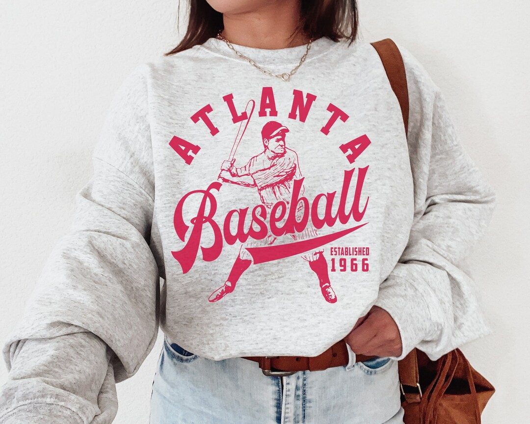 Vintage Atlanta Brave Crewneck Sweatshirt / T-shirt, Braves EST 1966 ...