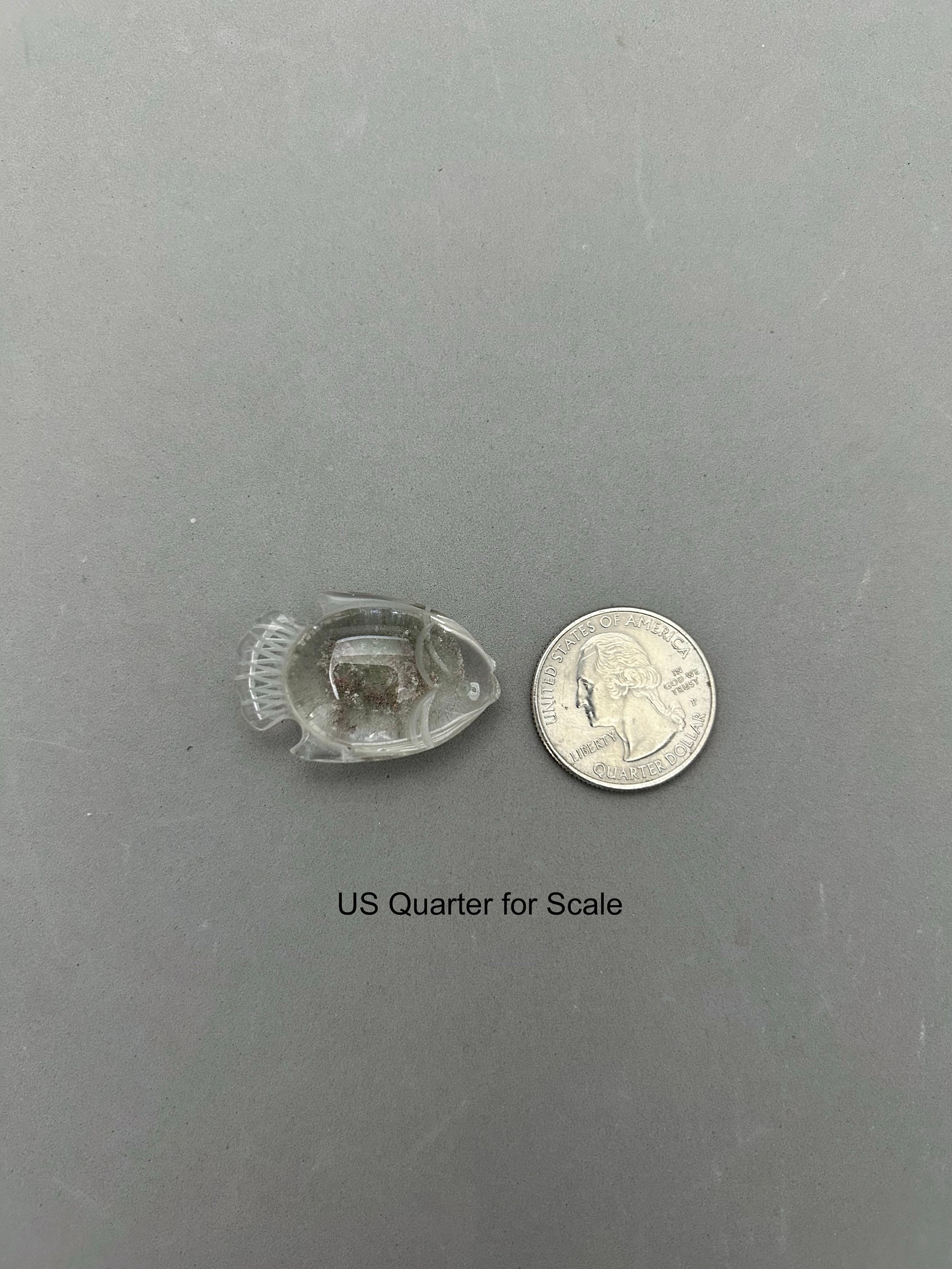 Lodelite Quartz Fish Small Carving (1 5/16") for Witch Altars, Crystal ...