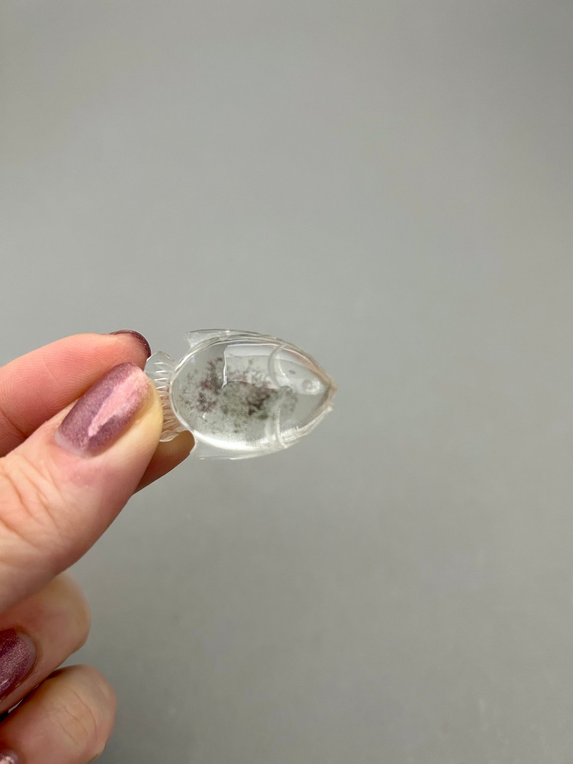 Lodelite Quartz Fish Small Carving (1 5/16") for Witch Altars, Crystal ...