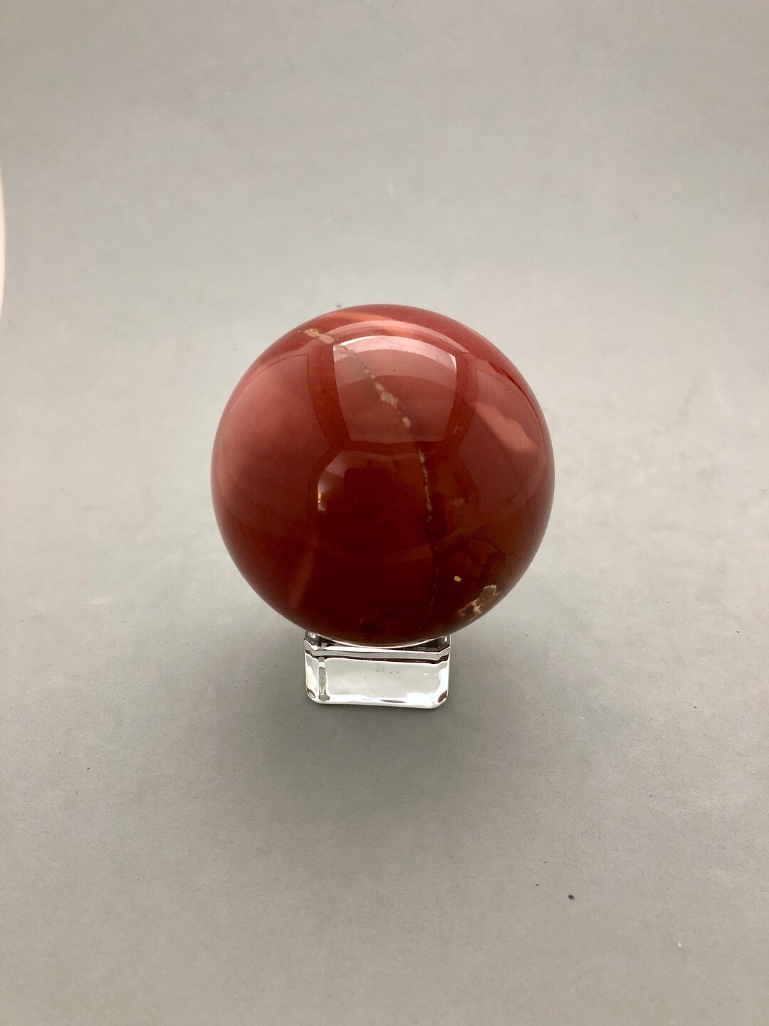 Red Mookaite Jasper Sphere (2 7/16") for Crystal Grids, Crystal ...