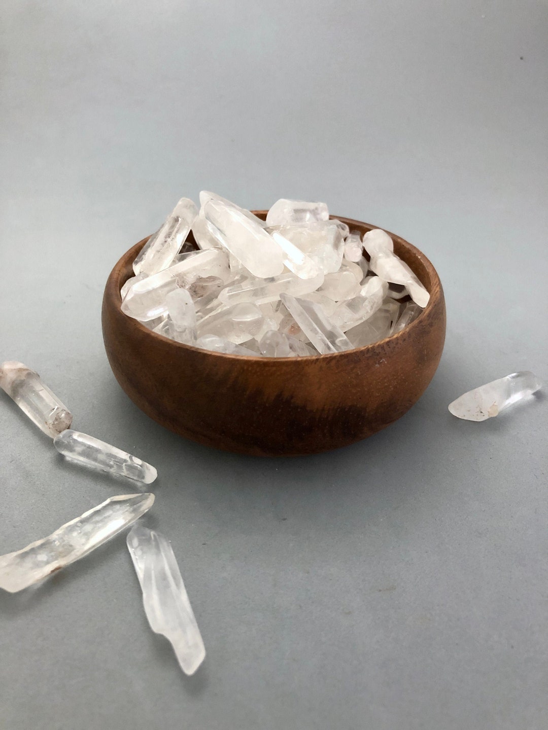 Clear Quartz Seed Polished Crystals 1 Long Singing Quartz Crystal Grids ...