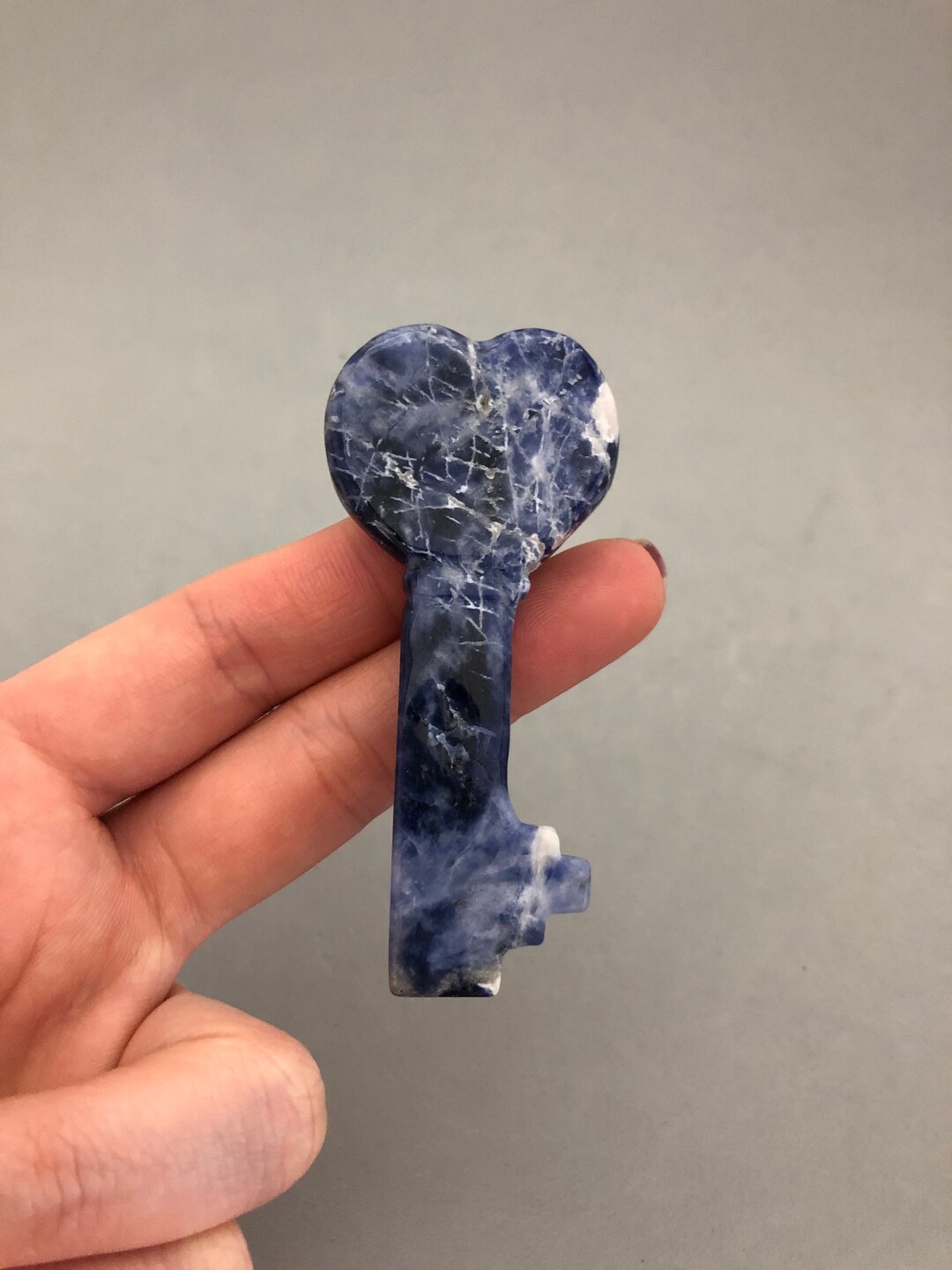 Sodalite Key Carving 3 Tall for Unlocking Possibilities, Connecting to ...
