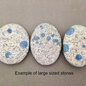 K2 Jasper Stone (azurite in Granite) Palm Stone (1 3/4)" Metaphysical ...