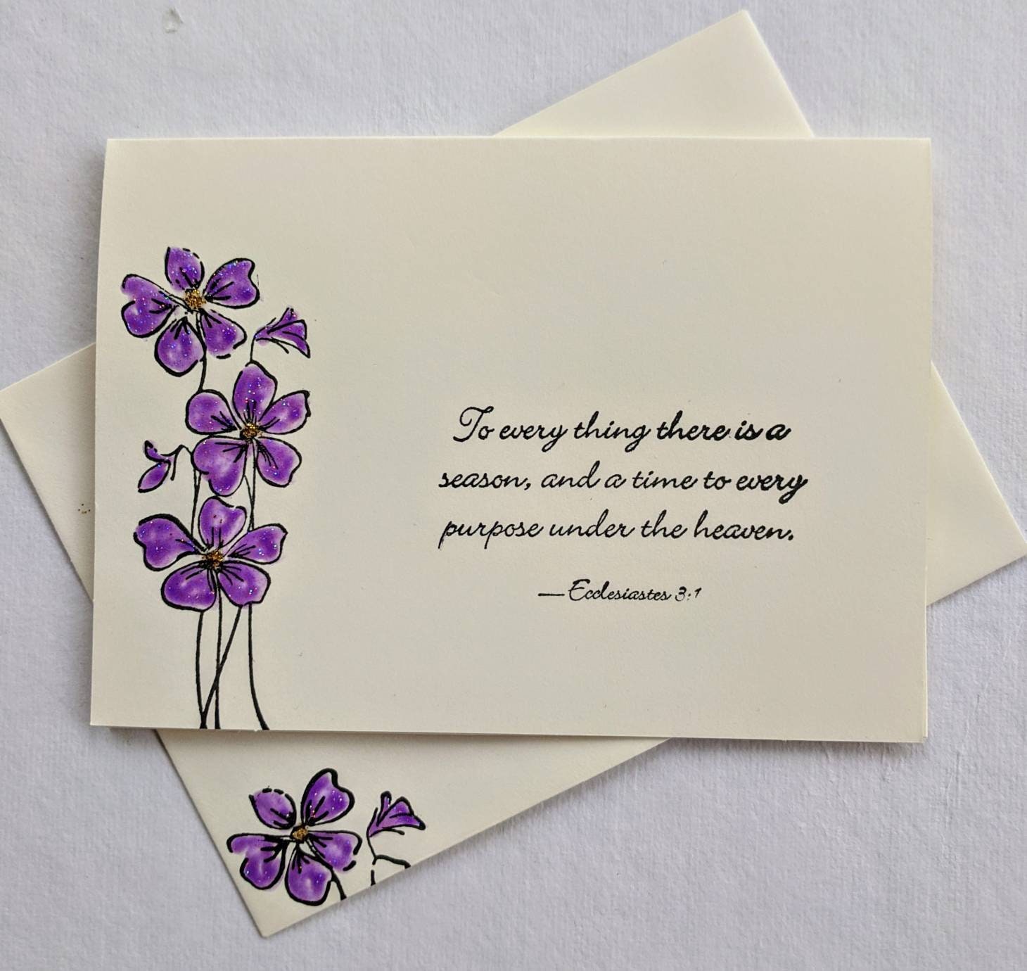 14 Scripture blank note cards and envelopes. Cards are ivory | Etsy