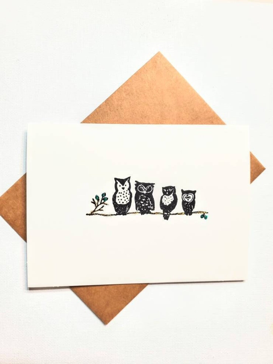 10- Owl Blank Note Cards and Envelopes. Cards Are 4x5.5 Inches, Ivory ...