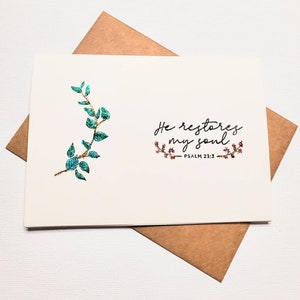 10~ Scripture Hand Painted Accents Blank Note Cards. Cards Are Ivory ...