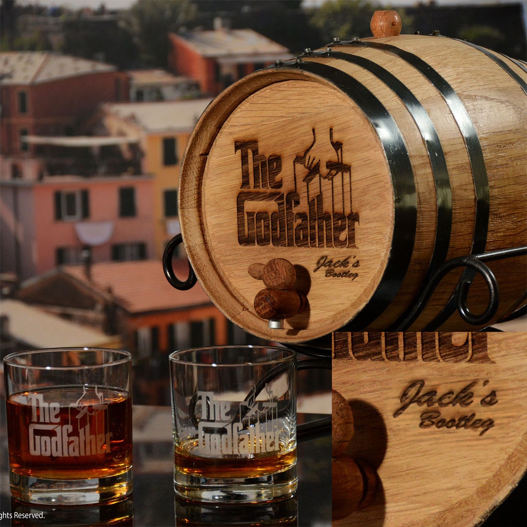 The Godfather Movie Whiskey Barrel Make Your Own Whiskey Gift - Etsy
