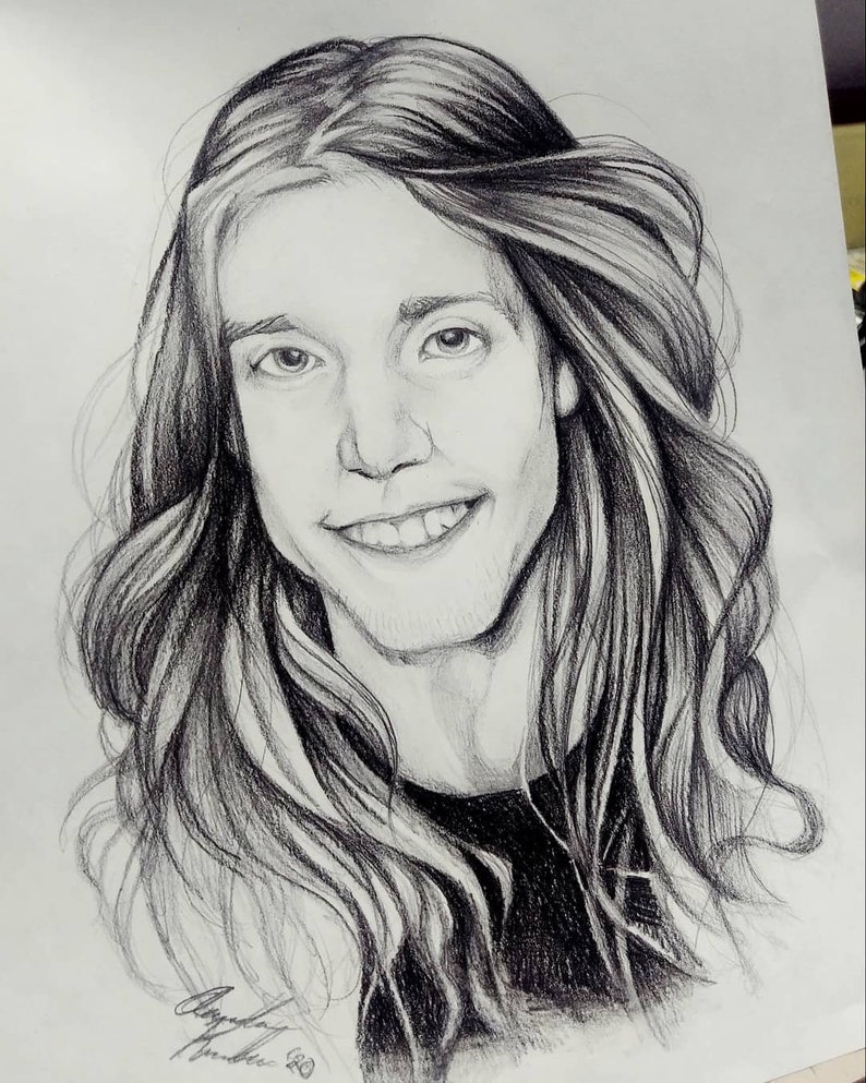 Pelle "dead" Ohlin | Graphite Potrait - Etsy