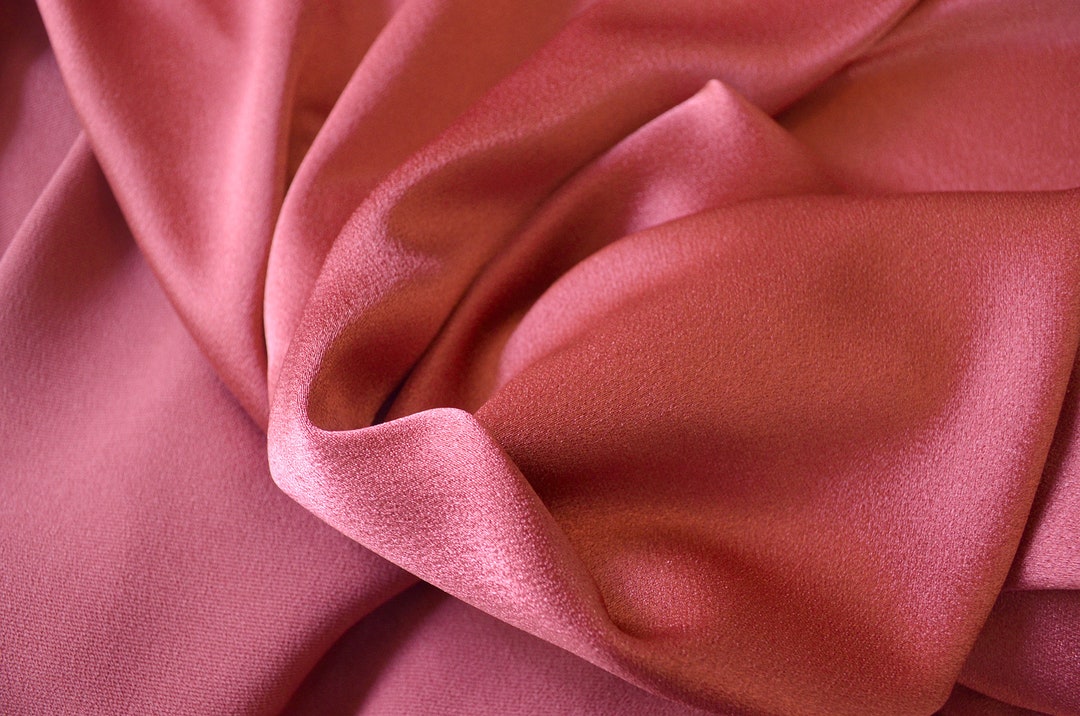 Raspberry Pink Crepe Cady - Etsy