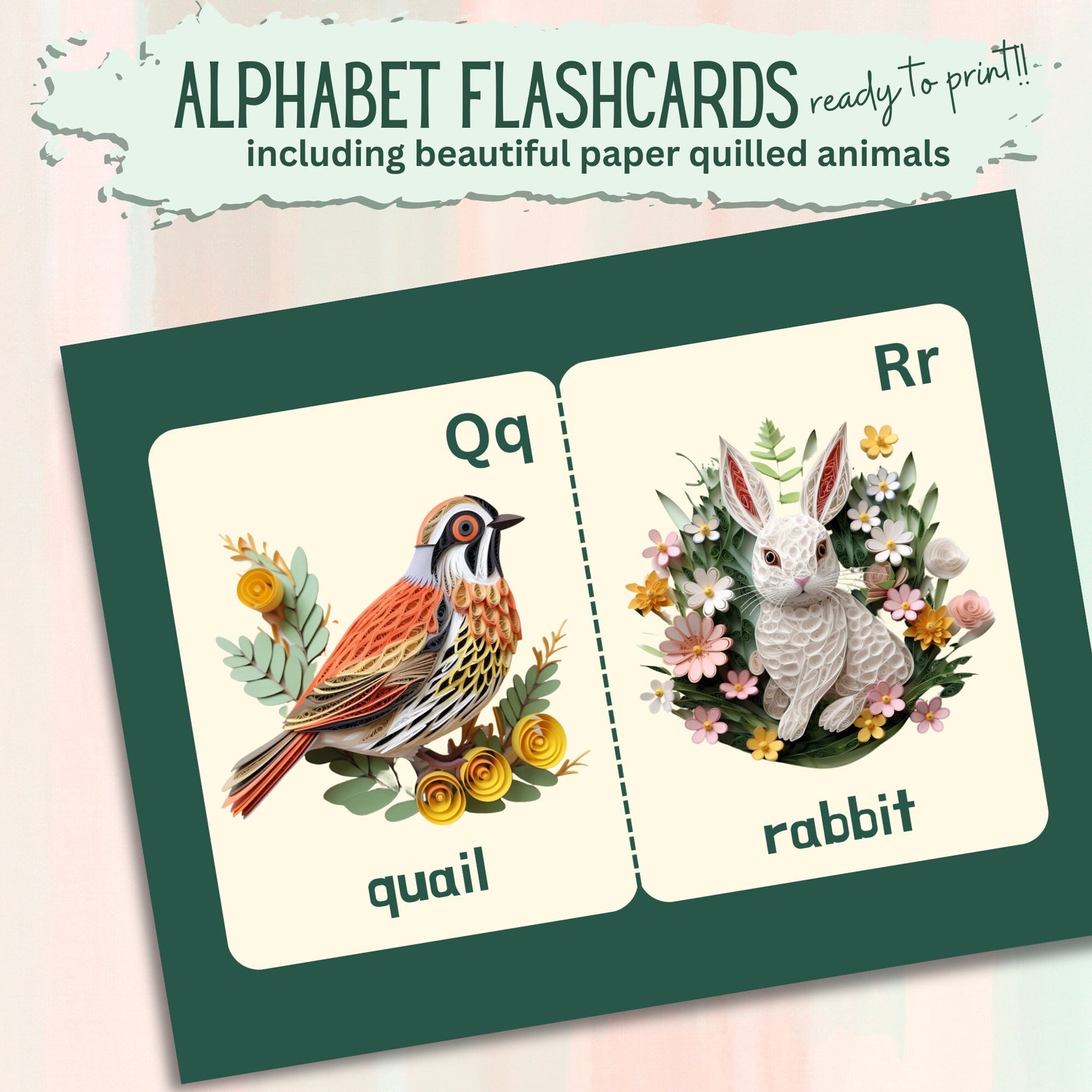 Printable Alphabet Flash Cards, Classroom Decor, Toddlers Preschool ...