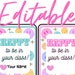 Happy to Be in Your Class - Gift Tag for Teacher - Editable Link and ...