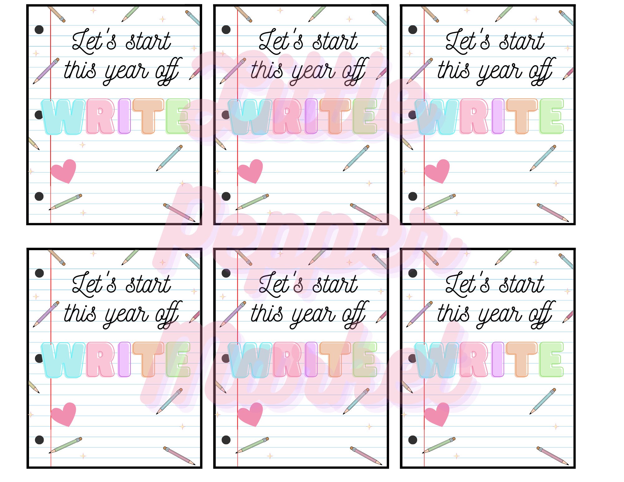 Teacher Gift Tag for Student- Let's Start This Year off Wright - Back ...