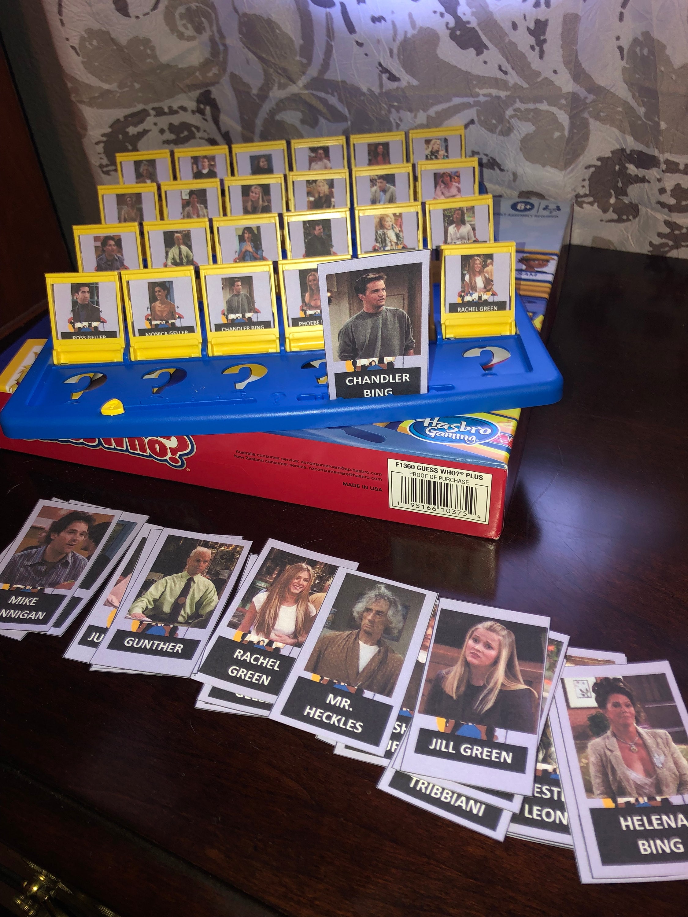 FRIENDS Guess Who Game Characters PHYSICAL GAME - Etsy