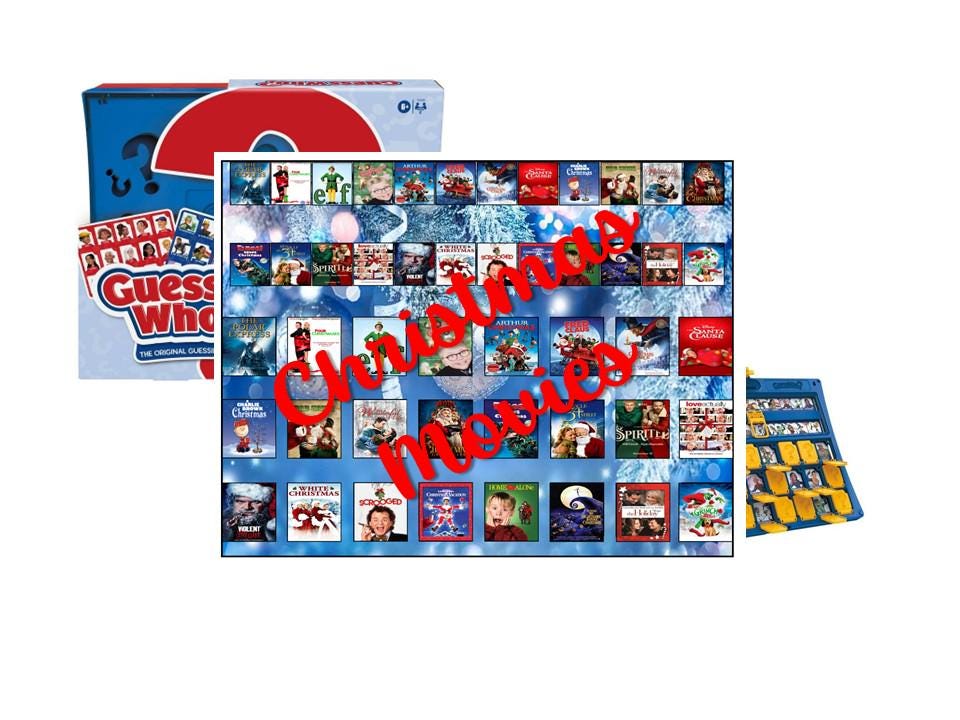 Christmas Guess Who Game Characters: Version 2.0 (digital File Only) - Etsy