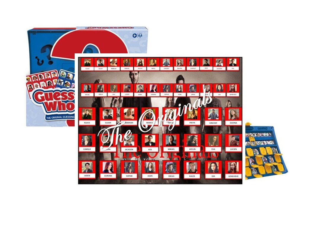 The Originals Guess Who Game Characters Guess Who Version 2.0 PHYSICAL ...