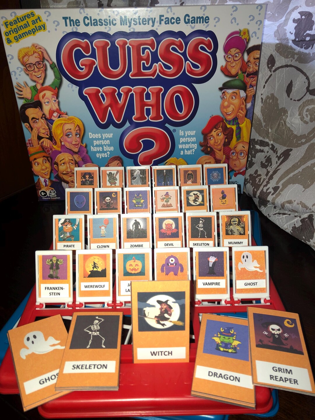 Halloween Guess Who Game Characters - Classic Guess Who Version ...