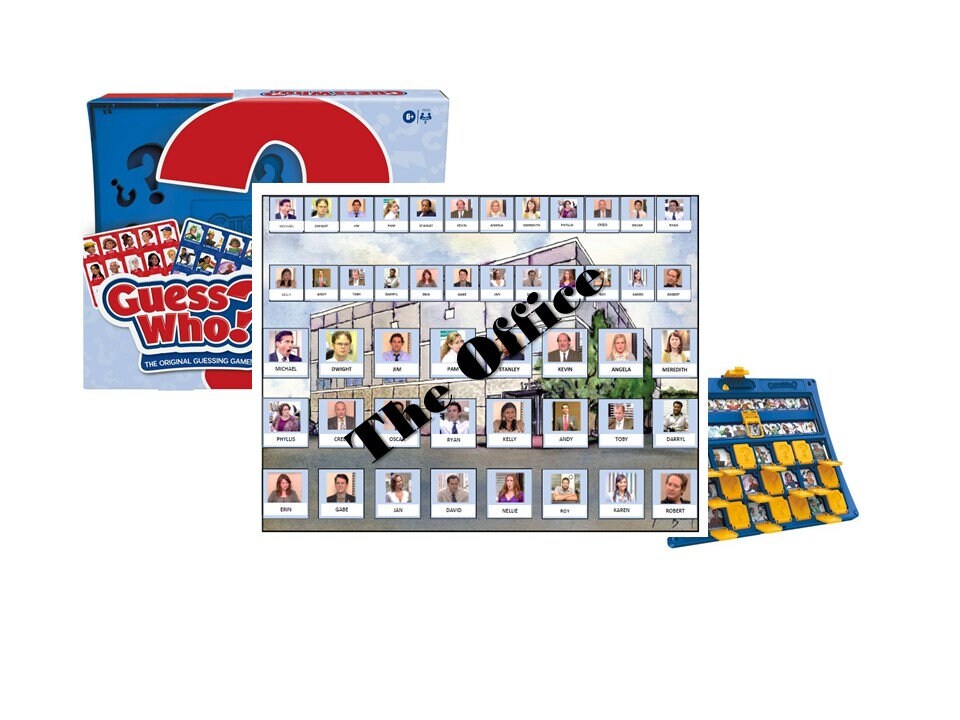 The Office Guess Who Game Characters DIGITAL FILE ONLY - Etsy