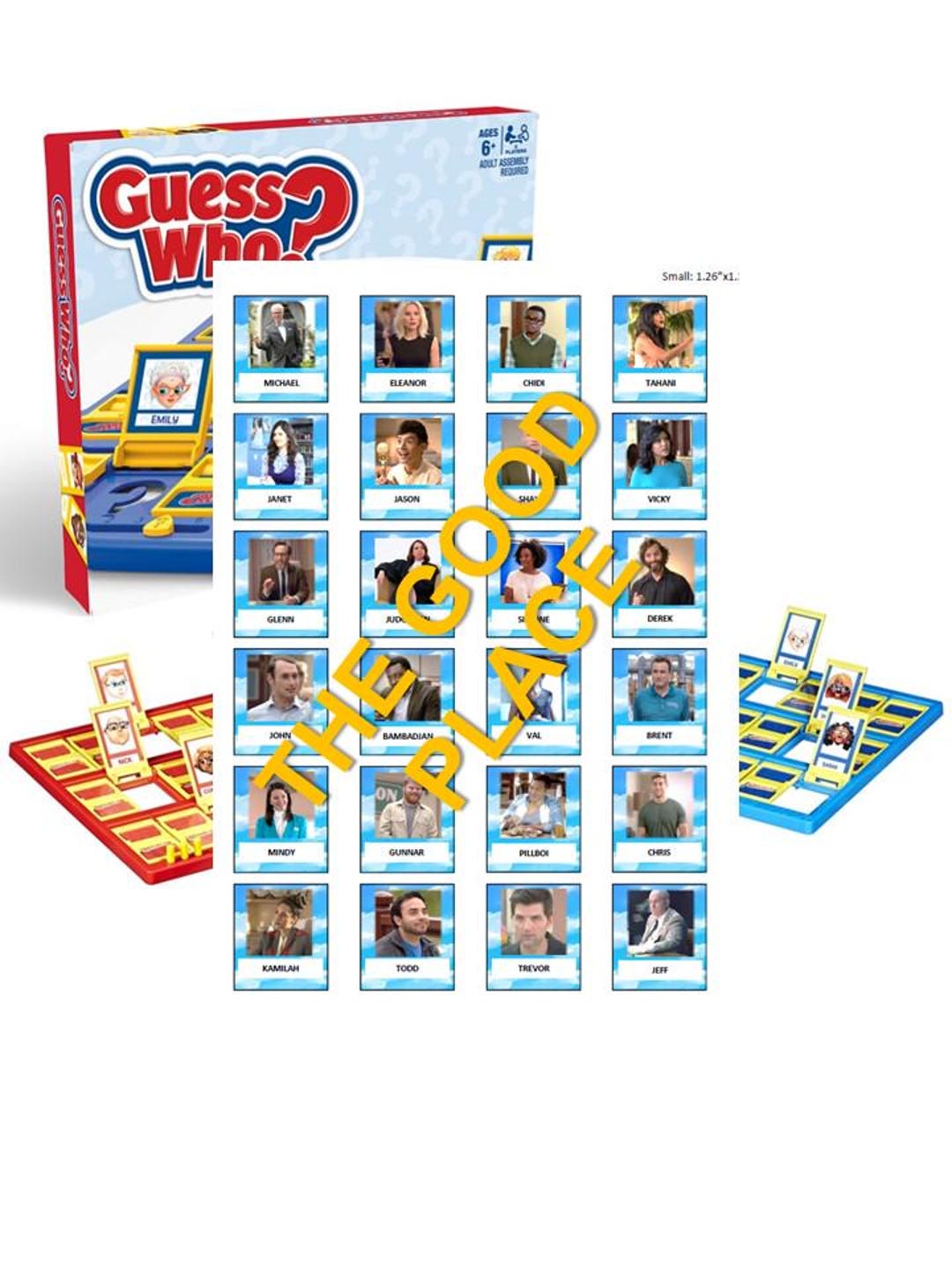 The Good Place Guess Who Game Characters - DIGITAL FILE ONLY - Etsy