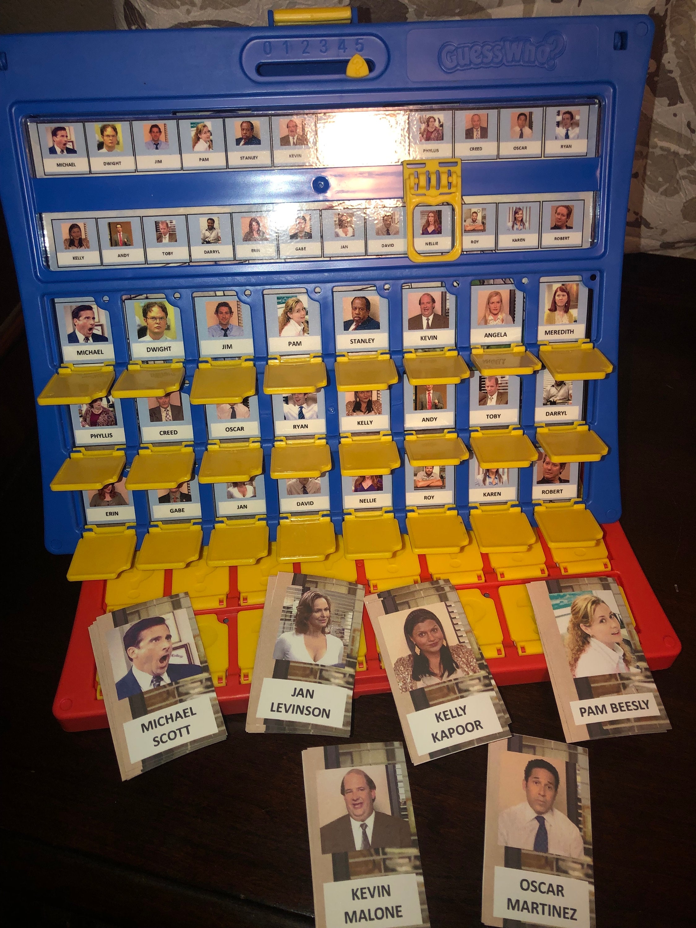 The Office Guess Who Game Characters Guess Who Version 2.0 PHYSICAL ...