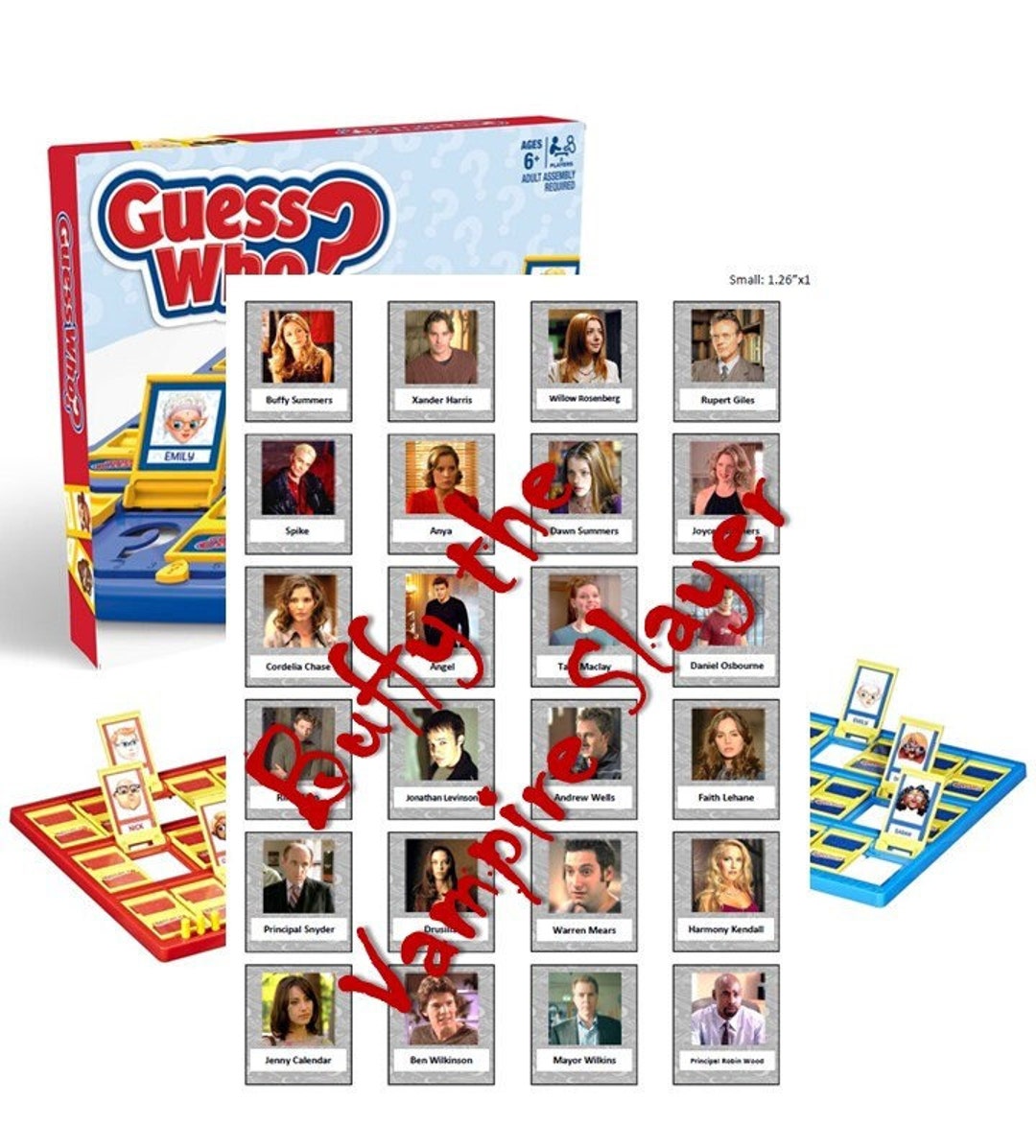 Buffy the Vampire Slayer Guess Who Game Characters - DIGITAL FILE ONLY ...
