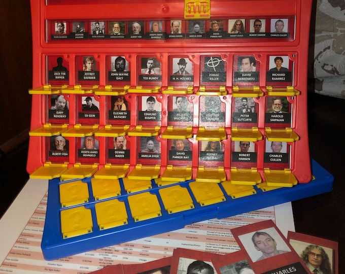 Serial Killer Guess Who the Complete Boxed Game - Etsy UK