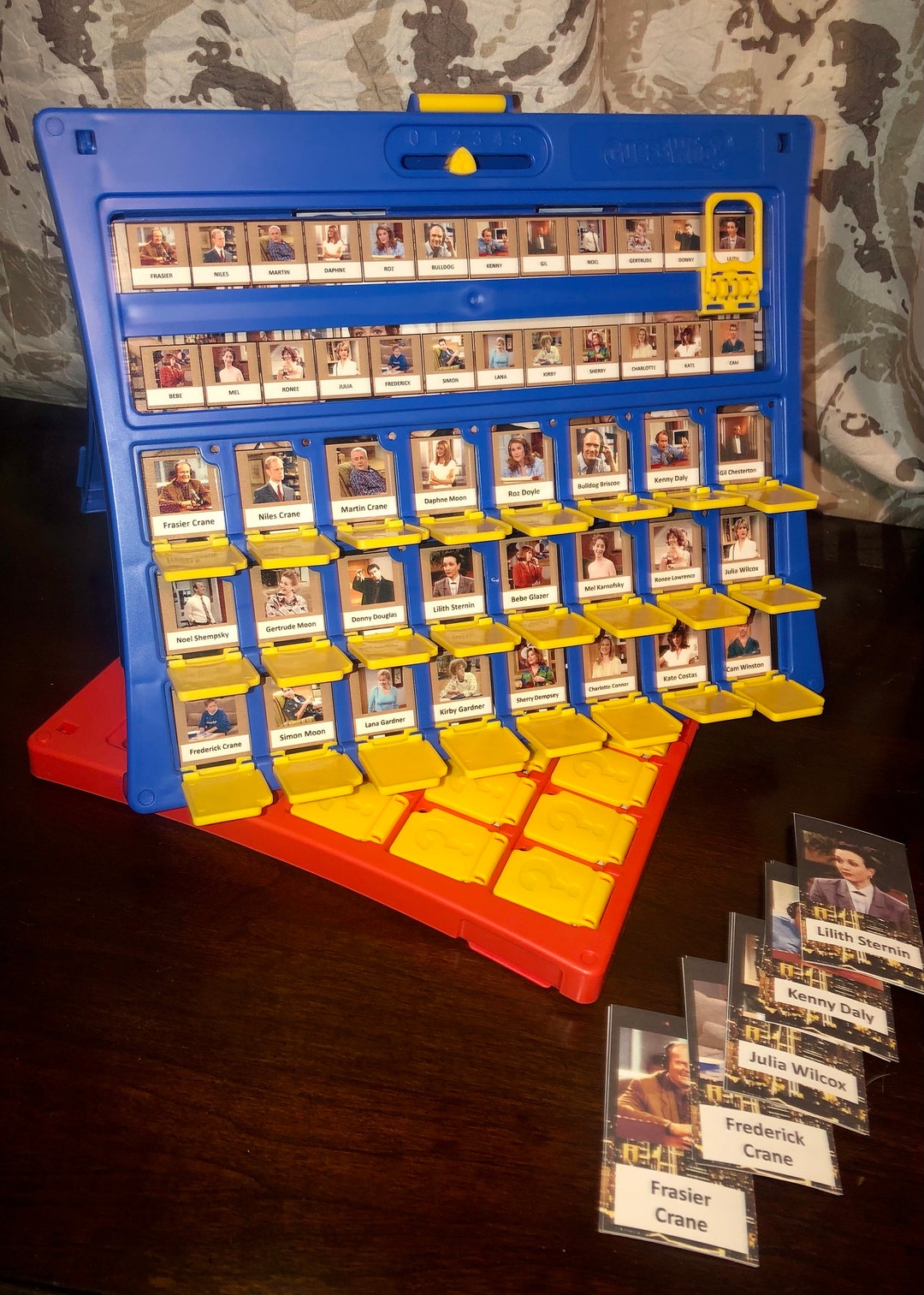 Frasier Guess Who Game: Version 2.0 - PHYSICAL GAME INCLUDED - Etsy