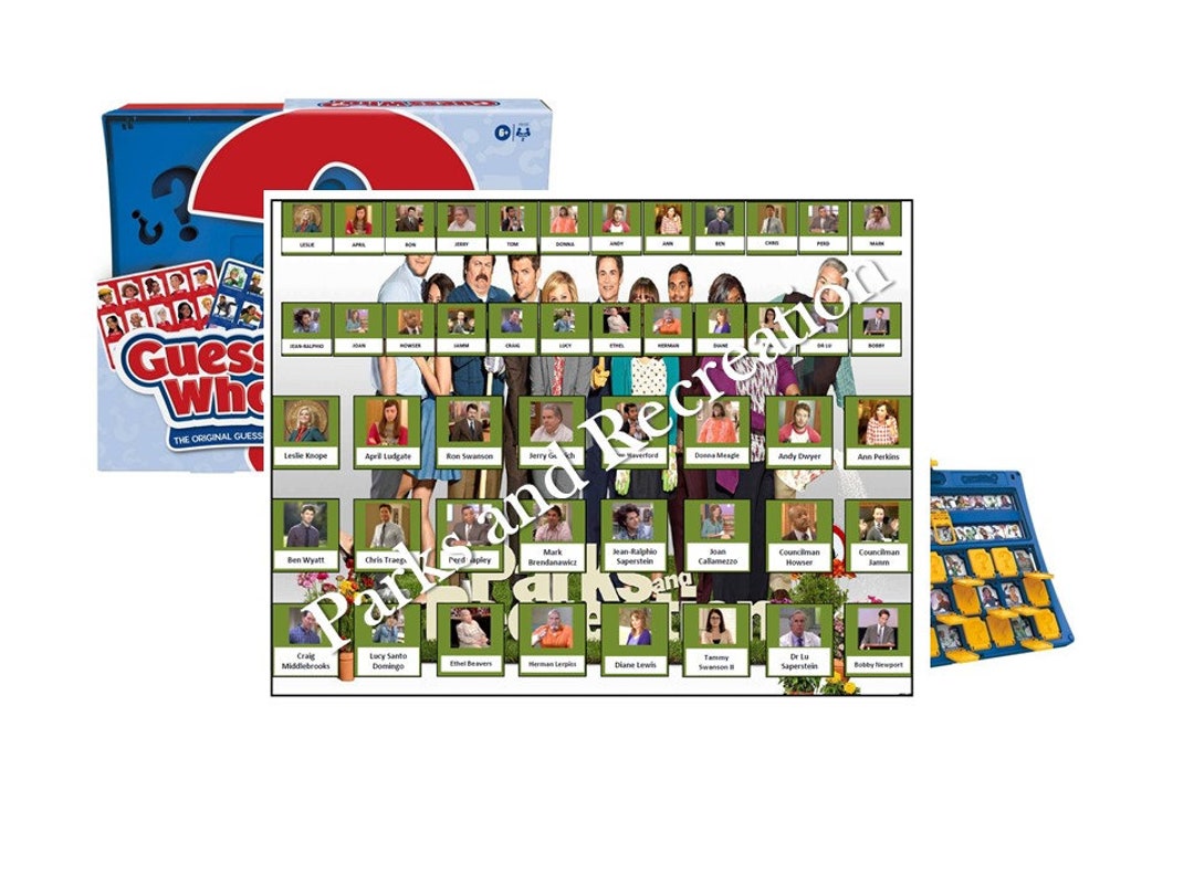 Parks and Recreation Guess Who Game Characters - Guess Who Version 2.0 ...