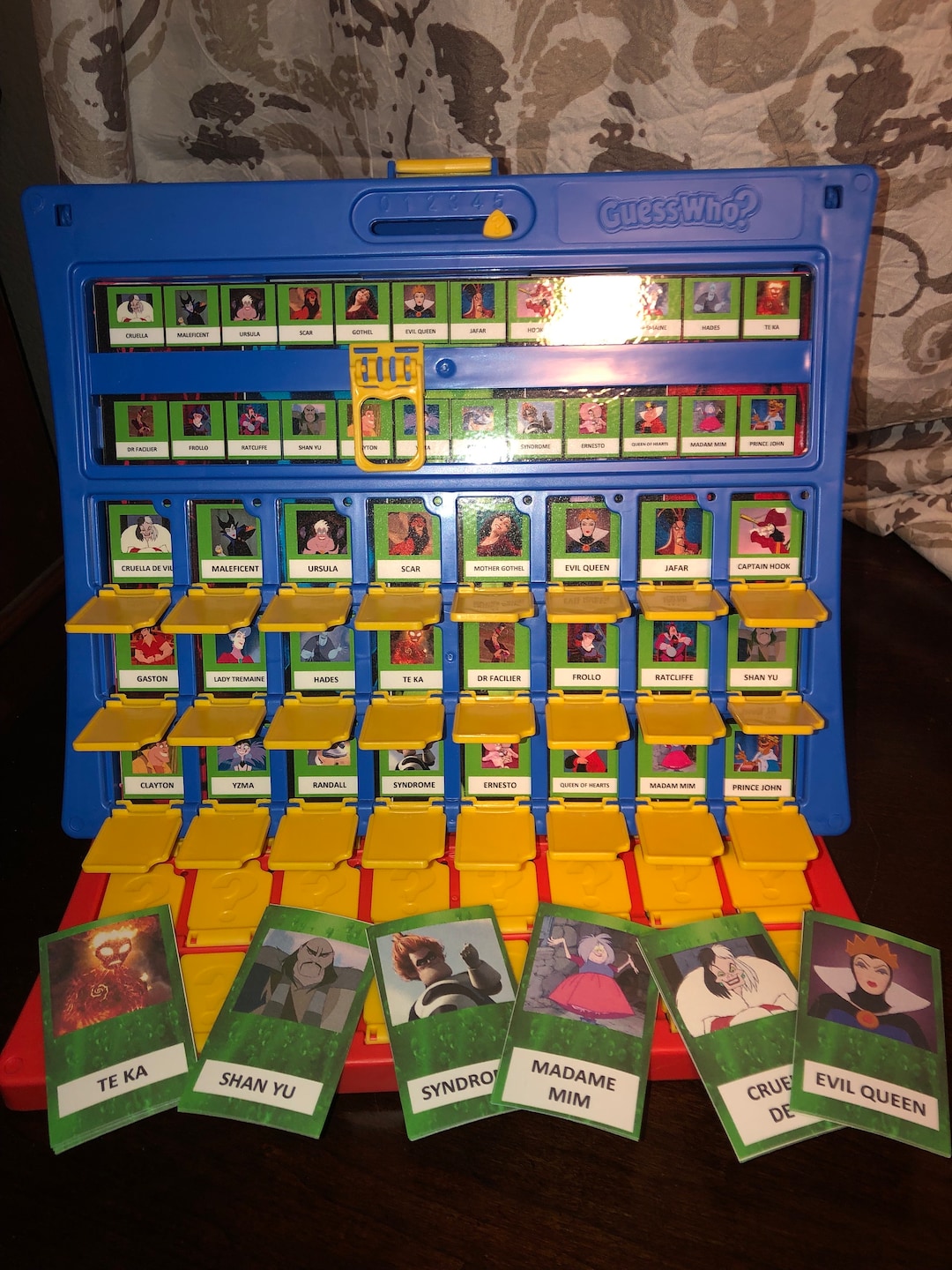 Villains Guess Who Game Characters Guess Who Version 2.0 PHYSICAL GAME ...