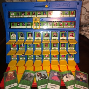 Villains Guess Who Game Characters Guess Who Version 2.0 PHYSICAL GAME ...