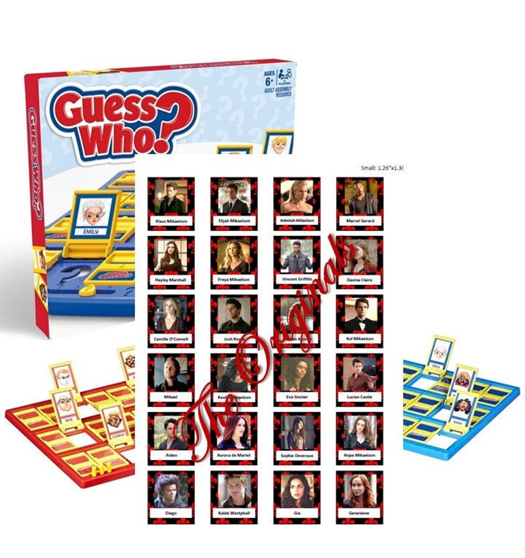 The Originals Guess Who Game Characters DIGITAL FILE ONLY - Etsy UK