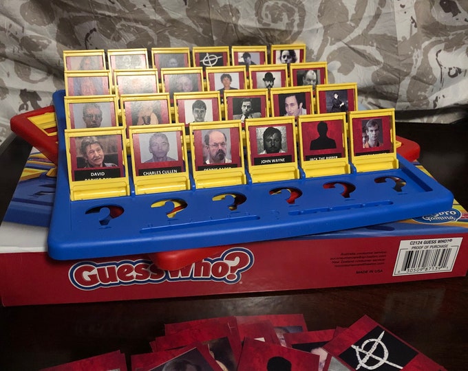 Serial Killers Guess Who Game Cards PHYSICAL GAME - Etsy