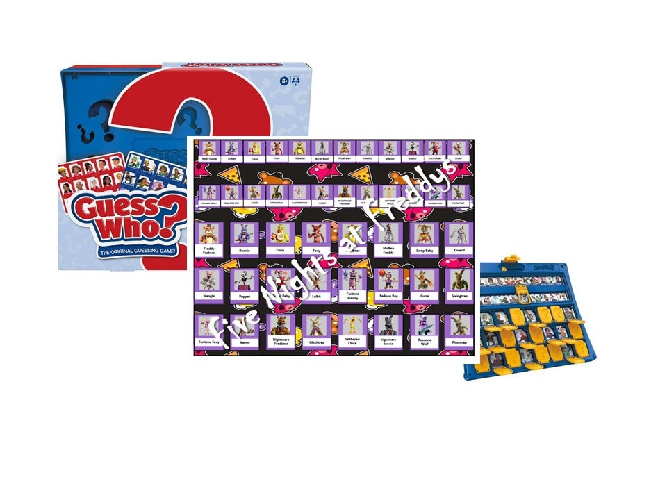 Five Nights at Freddy's Characters Guess Who Game Characters - DIGITAL ...